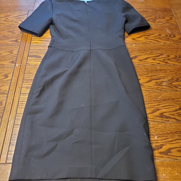 Tory Burch | Dresses | Tory Burch Lydia Cocktail Black Wool Blend Dress ...
